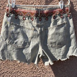 Free People | Shorts | Free People Borderline Cutoff Denim Shorts ...